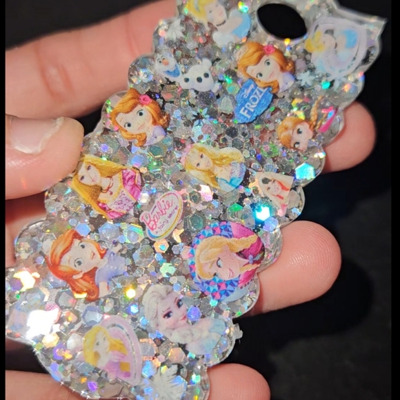 Handmade | Kitchen | Stanley Disney Princess Sliver Glitter Name Plate ...